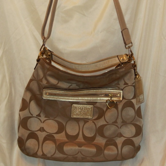 Coach | Bags | Coach Daisy Signature Hobo Crossbody F2064 | Poshmark